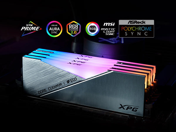 LANCER CUDIMM RGB DDR5 Memory 48GB (2x24GB) CL42 – XPG Shop